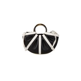 Coccinelle Shell Bicolor Handtasche aus glattem Leder