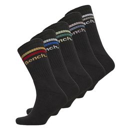 Bench 5 Paar Herren Crew Baumwollsocken - Atmungsaktive Sport-Socke