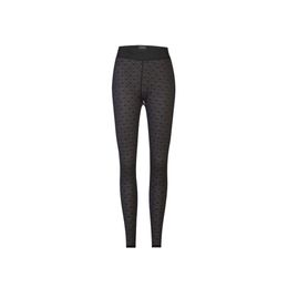 Strumpfhose LIBERT&Eacute; ESSENTIEL "Libert&eacute; Essentiel Tights ISA", Damen, Gr. XL, schwarz small big hearts, Obermaterial: 97% Polyester, 3% Elasthan, Strumpfhosen Strumpfhose