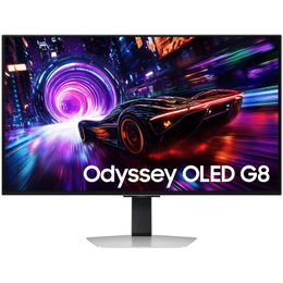 Samsung OLED-Monitor "S32FG814SU", Energieeffizienz: G (A-G), silber, B:71,97cm H:41,47cm T:4,92cm, Monitore