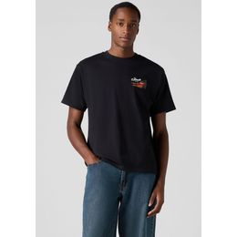 Levi's T-Shirt LEVI'S "SEVINTAGE", Herren, Gr. XXL, schwarz (fresh veggie, veggi 90), Jersey, Obermaterial: 100% Baumwolle, bedruckt, regular fit normal, Rundhals, Shirts T-Shirt, mit Logo-Aufn&auml;her auf der Brust