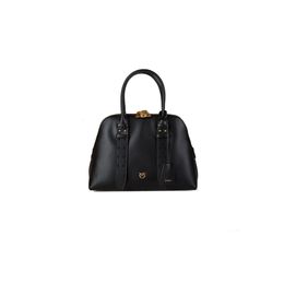 Pinko Bowling Tasche Mittel Vitello Mor