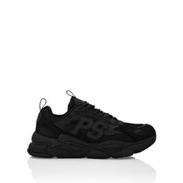 Laufschuh Plein Sport "Tiger", Damen, Gr. 44, Normalschaft, schwarz (0202, schwarz, schwarz), Schuhe Laufschuh