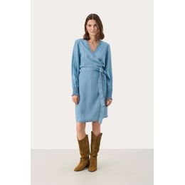 PART TWO Kleid Feminine Form blue