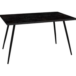 M&auml;usbacher Schreibtisch M&Auml;USBACHER "Big System Office", schwarz (schwarz matt, flamed wood schwarz, schwarz, flamed wood schwarz), B:160cm H:75cm T:70cm, Tische, Schreibtisch, Breite 160 cm