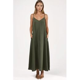 A-Form Maxi-Kleid