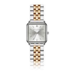 Quarzuhr AMELIA PARKER "AC5-B288S", rose gold, silber, Armbanduhren, Damen, Quarzuhr