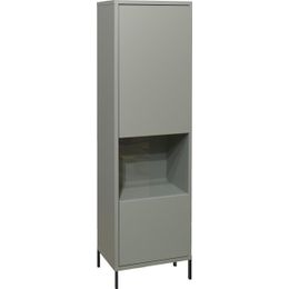 M&auml;usbacher Vitrine M&Auml;USBACHER "Bonnie", gr&uuml;n (pine gr&uuml;n matt lack), B:41cm H:145cm T:32cm, Schr&auml;nke, Vitrine, Vitrine mit Quadratgestell