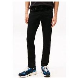 Tommy Hilfiger Slim-fit-Jeans TOMMY JEANS "Scanton Slim", Herren, Gr. 31, L&auml;nge 30, schwarz (schwarz denim), Denim/Jeans, Obermaterial: 90% Baumwolle, 8% Elastomultiester, 2% Elasthan, slim fit, Jeans Slim-fit-Jeans, mit mittlerer Leibh&ouml;he, 5-Pocket-Design