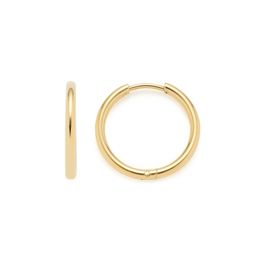 Paar Creolen Leonardo "Alida Beauty's", gold (gelbgoldfarben), Ohrringe, Damen, 20mm, Edelstahl