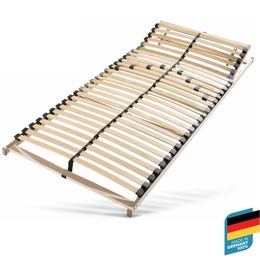 Lattenrost Beco "Standard", beige, B:140cm H:7,5cm L:200cm, Lattenroste, Lattenrost, mit Kopfverstellung und H&auml;rteregulierung