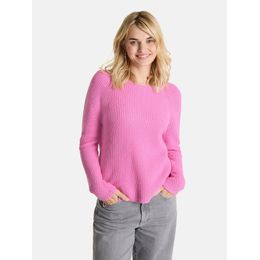 LIEBLINGSST&Uuml;CK Strickpullover LIEBLINGSST&Uuml;CK "BinjaL", Damen, Gr. 48, pink (320, blush), 100% Baumwolle, normal, Rundhals, Pullover Strickpullover, aus 100% Baumwolle