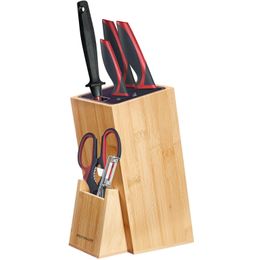 Magnet-Messerblock Westmark, beige (natur), B:11cm H:16cm, Messerbl&ouml;cke, Messerblock, Bambus, mit herausnehmbaren Einsatz