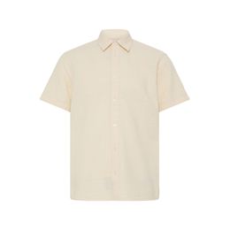 Kurzarmhemd Blend "Kurzarmhemd BHAurel", Herren, Gr. 3XL, N-Gr, beige (bleached sand), Obermaterial: 100% Baumwolle CO., Hemden