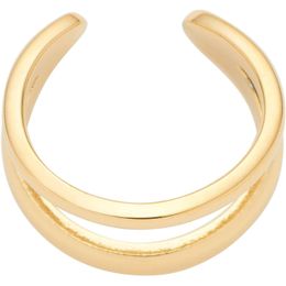 CIAO! BY LEONARDO Ohrklemme CIAO BY LEONARDO "Earcuff Simba CIAO", gold (gelbgoldfarben), Ohrringe, Damen, 12mm, Edelstahl