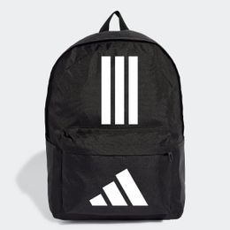 Rucksack adidas Performance "CLASSIC BACK TO SCHOOL 3-STREIFEN", schwarz-wei&szlig; (schwarz, wei&szlig;), Rucks&auml;cke, Obermaterial: 100% Polyester, Rucksack