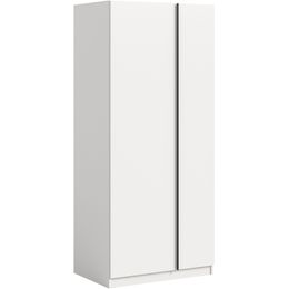 Kleiderschrank Home Affaire "BENDINGO, Schlafzimmerschrank, Schrank, Garderobenschrank", wei&szlig;, B:80cm H:183cm T:53cm, FSC-zertifizierter Holzwerkstoff, Schr&auml;nke, Kleiderschrank, Breite 80cm, wei&szlig;, 2-t&uuml;rig, inkl. 1 Kleiderstange und 1 Ablageboden
