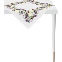 Mitteldecke Apelt "2714 Herbstzeit, Herbstdeko, Herbst", bunt (wei&szlig;, natur, bunt), B:88cm L:88cm, Baumwolle, Tischdecken, Mitteldecke, Digitaldruck