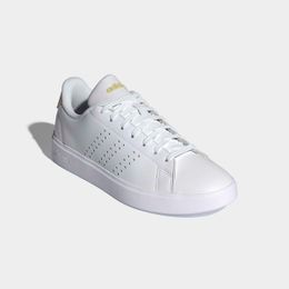 Sneaker adidas Sportswear "ADVANTAGE 2.0", Damen, Gr. 42, wei&szlig; (cloud wei&szlig;, putty mauve, gold metallic), Synthetik, Schuhe Sneaker, Design auf den Spuren des adidas Stan Smith