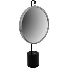 Dekospiegel Kayoom "Tischspiegel Eleganca 325", silber (schwarz, silberfarben), B:41cm H:75cm T:14cm &Oslash;:0cm, Spiegel, Standspiegel