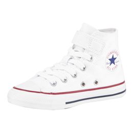 Sneaker Converse "CHUCK TAYLOR ALL STAR 1V EASY-ON Hi", Kinder, Gr. 29, wei&szlig;, Textil, Schuhe Skaterschuh Sneakerboots Canvassneaker Sneaker high, mit Klettverschluss f&uuml;r Kinder