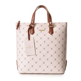 Rucksack LAZAROTTI "Palermo Rucksack 31 cm", Herren, beige, Lederimitat, Rucks&auml;cke Rucksack