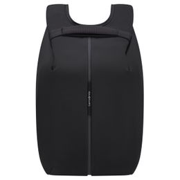 Laptoprucksack Samsonite "SECURIPAK 2.0 Backpack 14.1", Gr. B/H/T: 28cm x 41,5cm x 15cm, schwarz, Polyester, unifarben, Rucks&auml;cke Laptoprucksack, Freizeitrucksack Cityrucksack Backpack Schulrucksack Arbeitsrucksack