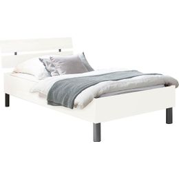 Bettgestell Priess "Lindau", wei&szlig;, B:106cm H:85cm L:213cm, Betten, Bettgestell, auch f&uuml;r Motorrahmen