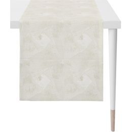Tischl&auml;ufer Apelt "1307 Loft Style, Jacquard", beige (natur, creme), B:43cm L:135cm, Polyester, Viskose, Tischdecken, Fleckschutz