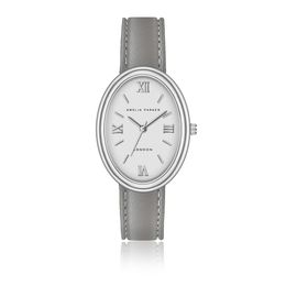 Quarzuhr AMELIA PARKER "AG4-S054S", grau, Armbanduhren, Damen, Quarzuhr