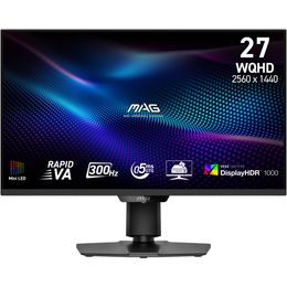 MSI Gaming-Monitor "MAG 274QPF X30MV", Energieeffizienz: F (A-G), schwarz, B:61,31cm H:37,53cm T:6,87cm, Monitore, MSI MAG 274QPFDE X30MV 68,58cm