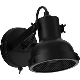 NOVA LUCE Wandleuchte "RUVI", schwarz, 1, &Oslash; 12cm H: 12cm, 1 Stk., Leuchten, Ohne Beleuchtung, Wandleuchte
