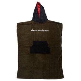 Kapuzenhandtuch Quiksilver "HOODY TOWEL", Kinder, Gr. 1 Stk., gr&uuml;n (grape leaf h), Obermaterial: 100% Baumwolle, Handt&uuml;cher, f&uuml;r Erwachsene, mit Kapuze, aus Baumwolle, sportlicher Stil