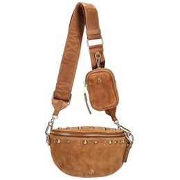 Umh&auml;ngetasche Steve Madden "Steve Madden Taschen Veloursleder", M&auml;dchen, Gr. onesize, cognac, Veloursleder, Taschen Umh&auml;ngetasche