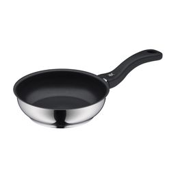 Bratpfanne WMF "Devil", edelstahl, schwarz, B:22cm H:7,3cm L:40,6cm &Oslash;:18cm, Pfannen, Bratpfanne, TransTherm-Allherdboden, f&uuml;r alle Herdarten geeignet, Induktion