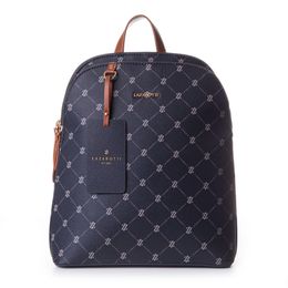 Rucksack LAZAROTTI "Palermo Rucksack 31 cm", Herren, blau, Lederimitat, Rucks&auml;cke Rucksack