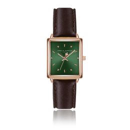 Quarzuhr AMELIA PARKER "AE9-S038R", braun, Armbanduhren, Damen, Quarzuhr