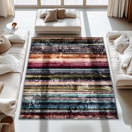 Teppich Astra "Piper 255", bunt, B:200cm H:6mm L:280cm, Kunstfaser, Teppiche, Teppich, Flachgewebe, Orient Optik, Fu&szlig;bodenheizungsgeeignet, Wohnzimmer