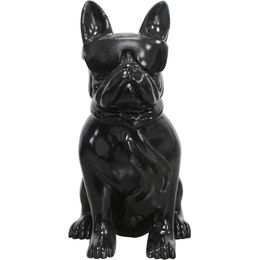 Tierfigur Kayoom "Skulptur Dude 100 Schwarz", schwarz, B:27cm H:37cm T:19cm, Kunstharz, Stein, Dekofiguren