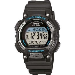 Chronograph "STL-S300H-1AEF", schwarz, CASIO TIMELESS COLLECTION, Armbanduhren, Kinder, Chronograph, Solaruhr,Armbanduhr,M&auml;dchen,Jungen,Stoppfunktion,ideal als Geschenk