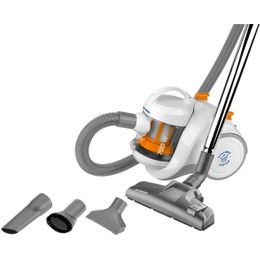 Hyundai Bodenstaubsauger "VC009", orange (orange, wei&szlig;), B:37cm H:28cm T:24cm, Bodenstaubsauger, ECOMotor, 2xHEPA-Filter, 1,5l Vo, 8m Aktion-Radius