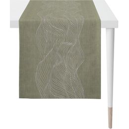 Tischl&auml;ufer Apelt "5233 LOFT STYLE, Jacquard", braun, B:46cm L:140cm, Polyester, Viskose, Tischdecken