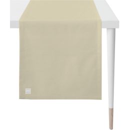 Tischl&auml;ufer Apelt "3959 Outdoor, Sommerdeko, Sommer", beige (sand), B:46cm L:140cm, Polyester, Tischdecken, Panama
