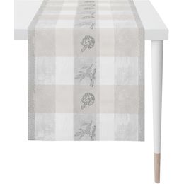 Tischl&auml;ufer Apelt "1615 Summergarden, Sommerdeko, Sommer", grau, B:48cm L:140cm, Polyester, Tischdecken, Jacquardgewebe