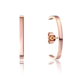 Ohrring-Set ISABELLA FORD "FE018R", rose gold, Ohrringe, Damen, 1,4cm, Edelstahl