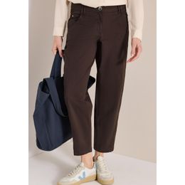 Comfort-fit-Jeans Cecil, Damen, Gr. 31, L&auml;nge 28, macchiato braun, Jeans, 97% Baumwolle, 3% Elasthan, unifarben, kn&ouml;chelfrei, Jeans, aus Baumwolle mit Stretchanteil