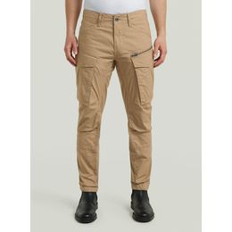G-Star Raw Cargohose G-STAR "Rovic Zip 3D Regular Tapered Hose", Herren, Gr. 36, L&auml;nge 34, safari, Obermaterial: 70% Baumwolle, 30% Baumwolle, Hosen Cargohose