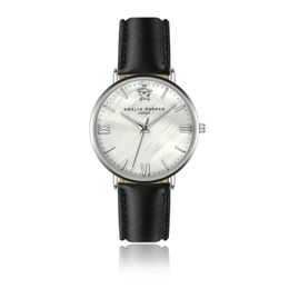 Quarzuhr AMELIA PARKER "AG2-S018S", schwarz, Armbanduhren, Damen, Quarzuhr