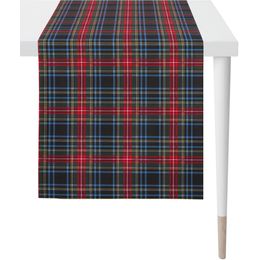 Tischl&auml;ufer Apelt "9539 WINTERWELT, Weihnachtsdeko, Weihnachten", rot (rot, blau), B:48cm L:140cm, Baumwolle, Tischdecken, Digitaldruck