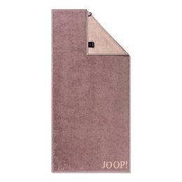 JOOP! Duschtuch Classic Doubleface, Rosa, Altrosa, Textil, Uni, 80x150 cm, Made in Germany, Oeko-Tex&reg; Standard 100, saugf&auml;hig, Aufh&auml;ngeschlaufe, strapazierf&auml;hig, angenehm weich, hochwertige Qualit&auml;t, schadstoffgepr&uuml;ft, Badtextilien, Duscht&uuml;cher